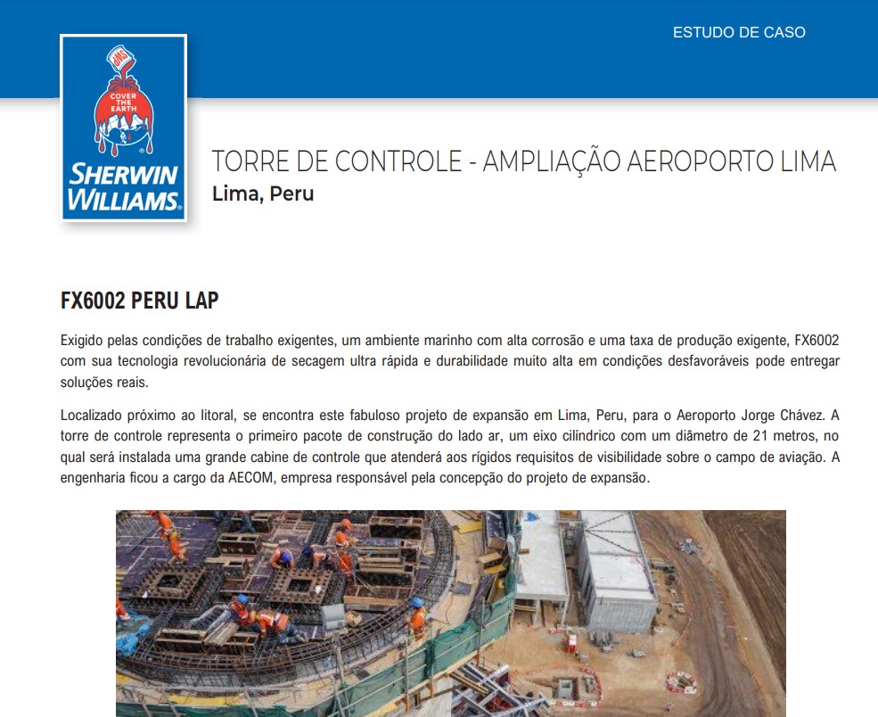 Estudo de Caso Aeroporto Lima, Peru - Sherwin-Williams Protective ...